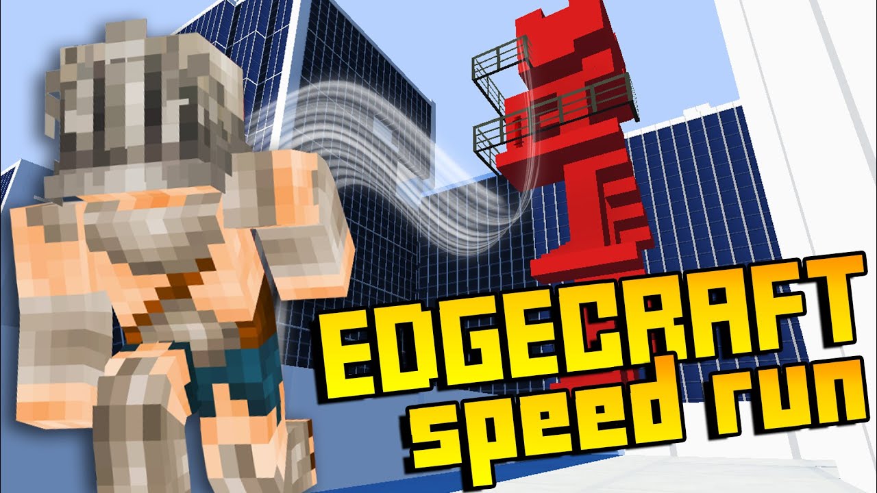 Minecraft: Speed Run Parkour in Minecraft Mirror's Edge - EDGECRAFT ...
