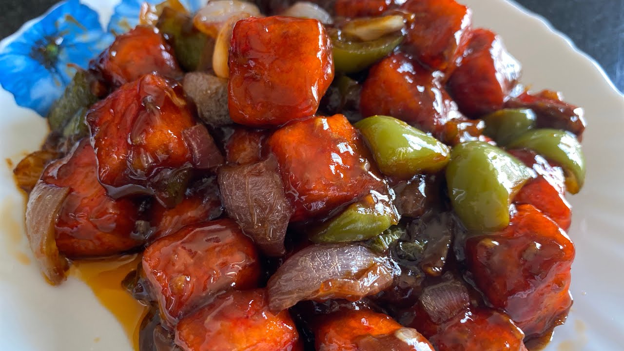 Panner Chilli | Evening Snack by kitchen queen - YouTube