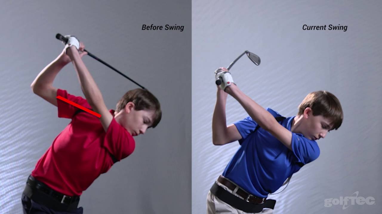 Golf Instruction Video: Extended Club Drill for controlled hip and ...