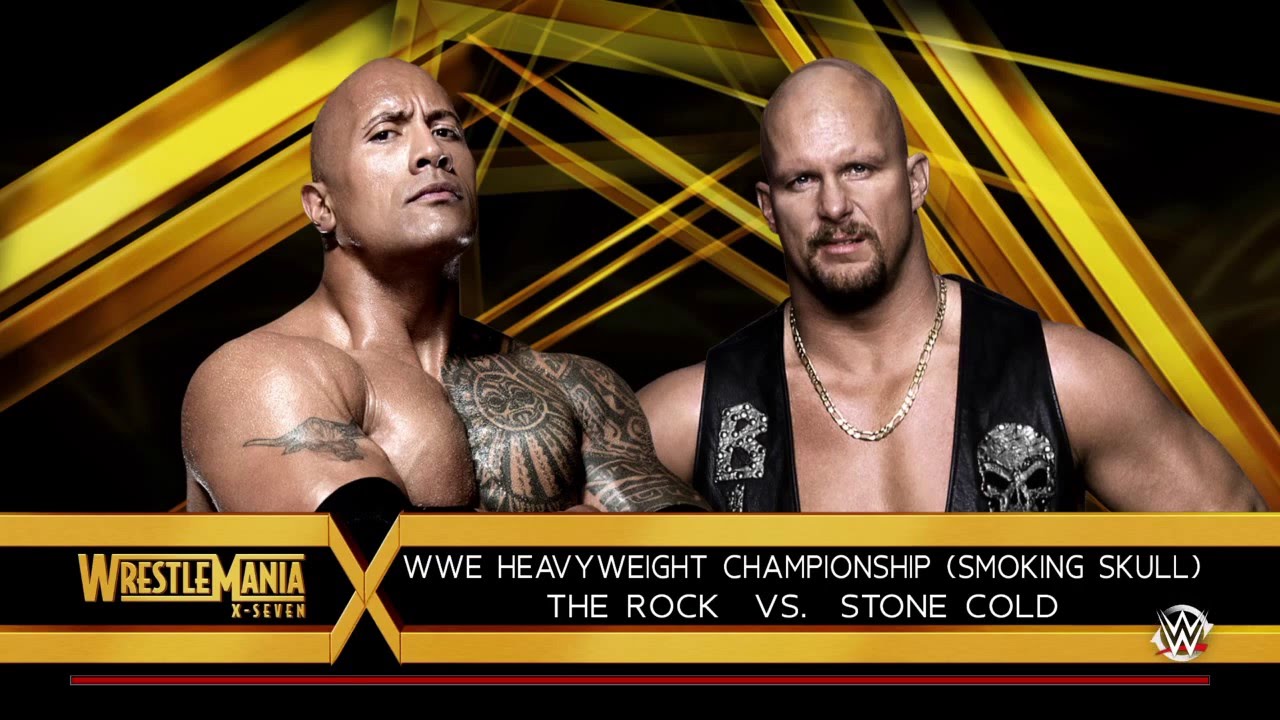 The Rock vs Stone Cold Steve Austin - YouTube