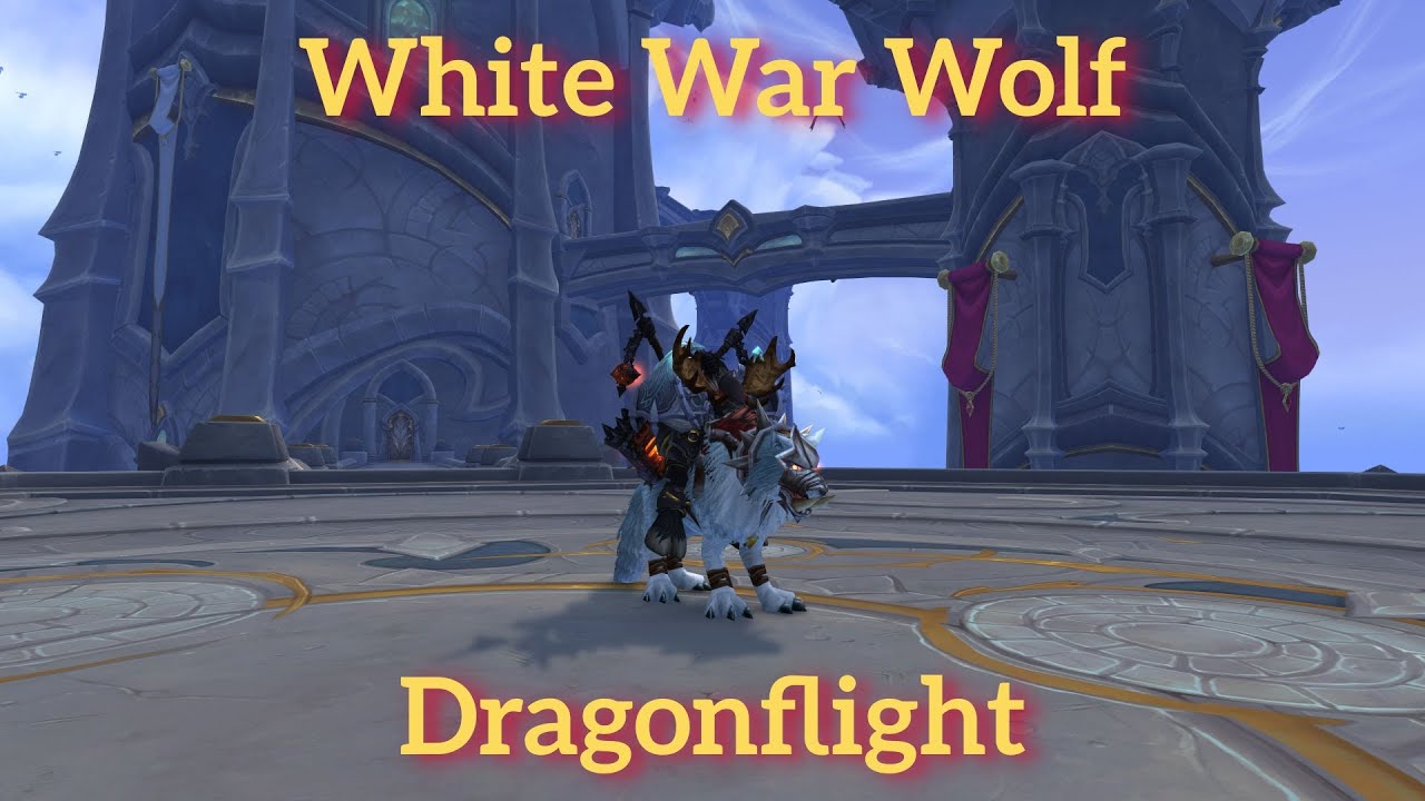 White War Wolf/Time Rift Mount--WoW Dragonflight - YouTube