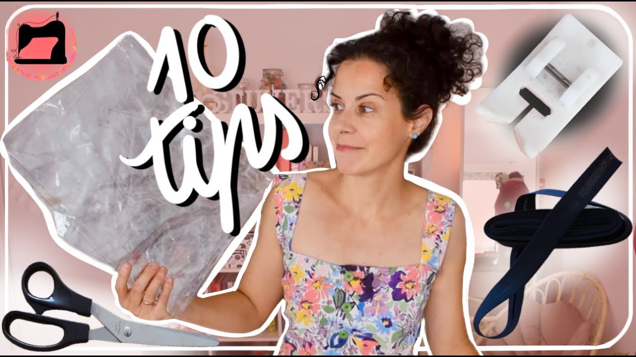 10 basic tips to sew PLASTIC. - YouTube