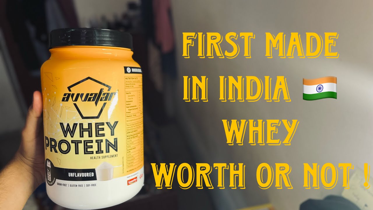 Avvatar Whey Protein | Avvatar Whey Protein review | Unflavoured - YouTube