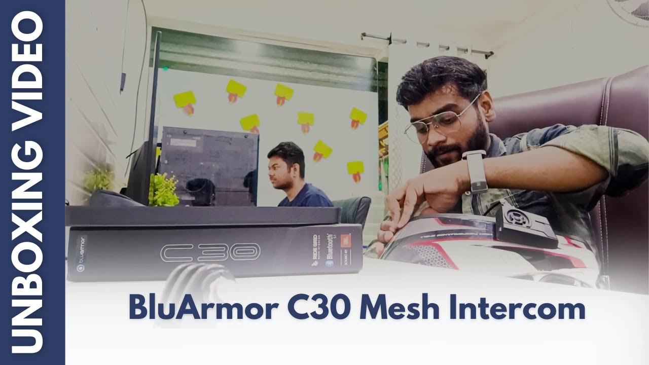 Unboxing BluArmor C30 Mesh Intercom | BluArmor | Throttle Tales - YouTube