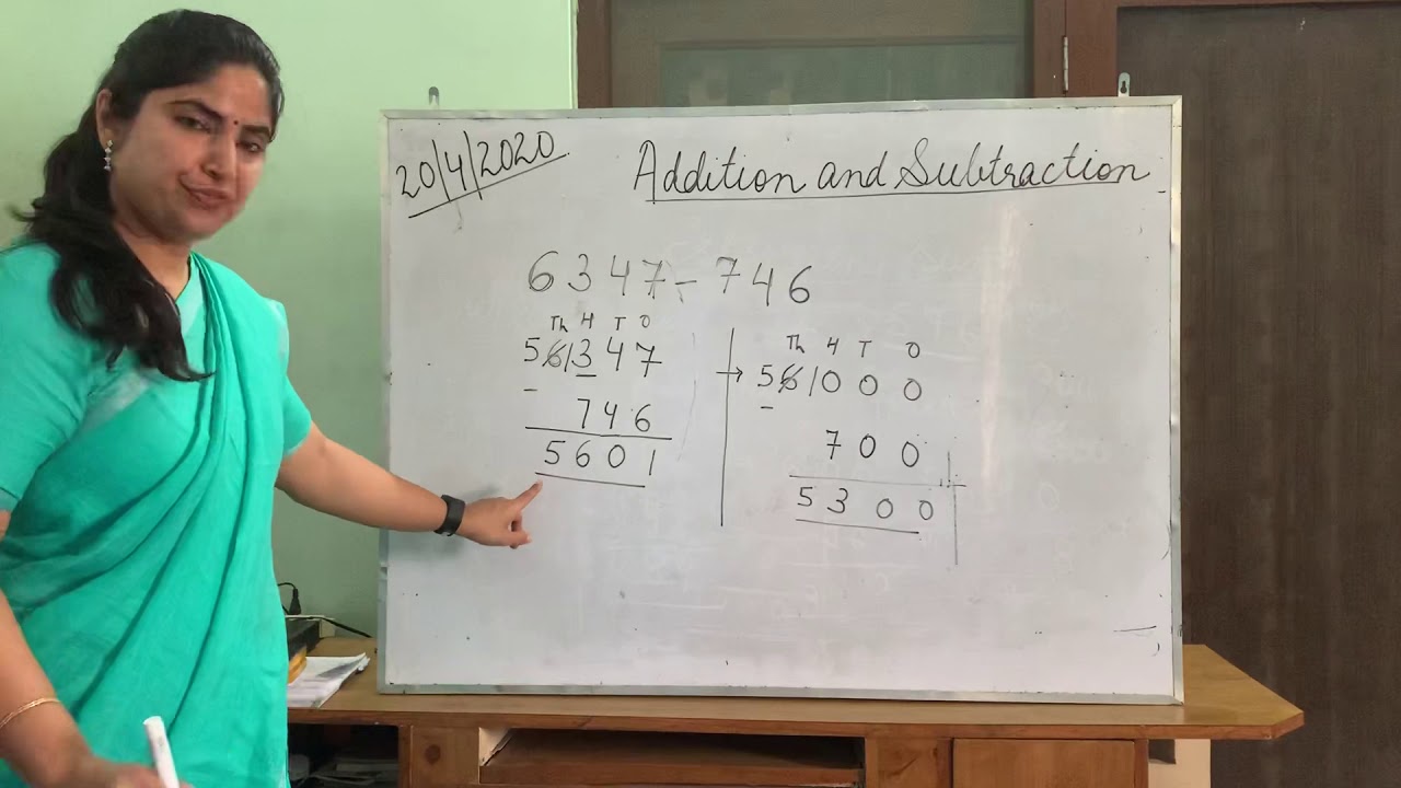 Class 5 Maths Ls 2 - Addition and Subtraction- part 3 - YouTube