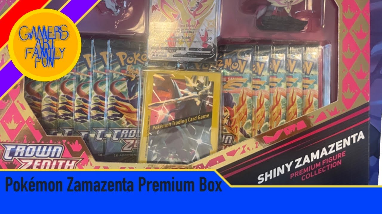 Pokémon Zamazenta Premium Figure Box Opening - YouTube