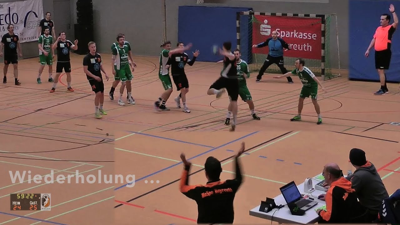 Handballregeln: berechtigtes (aber spätes) Team-Time-Out - YouTube