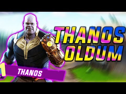 THANOS OLDUM! (Türkçe Fortnite)