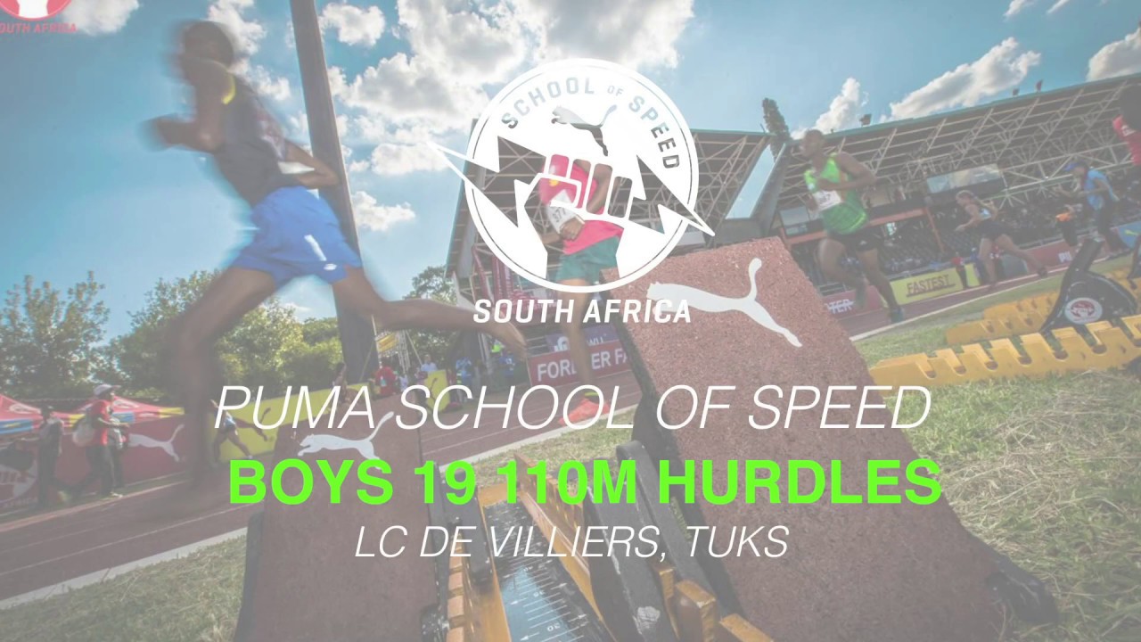 Boys 19 110m Hurdles - 2020 PUMA Tuks School of Speed - YouTube