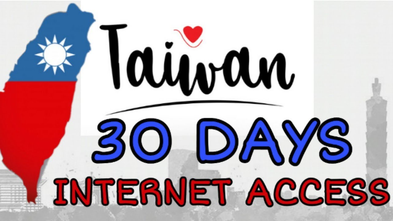 LOAD INTERNET 30DAYS ACCESS SA TAIWAN - YouTube
