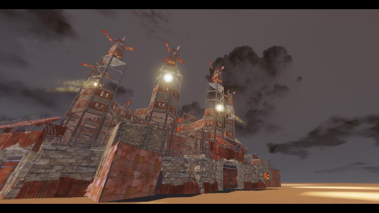 Spider Base | 7 Bunker | Monthly | Large Group | Rust - YouTube