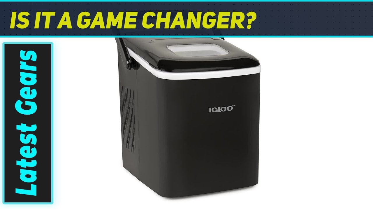 Igloo Premium Countertop Ice Maker: Perfect Portable Ice Machine? - YouTube