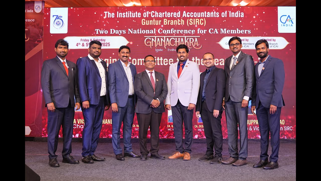 Two days National Conference GNANACHAKRA 4k Teaser- Guntur ICAI on July ...