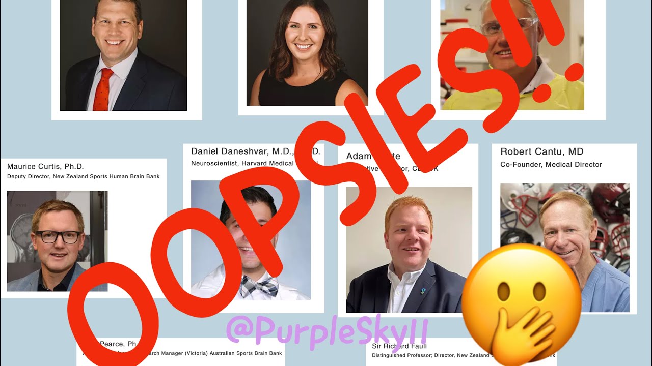 BENOIT SERIES CORRECTION RE: Sports Legacy Institute Concussion (CTE ...