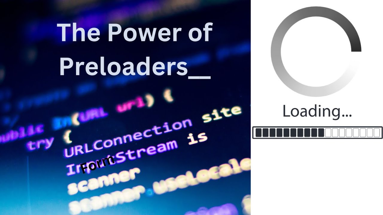 MAKING a WEBSITE PRELOADER - YouTube