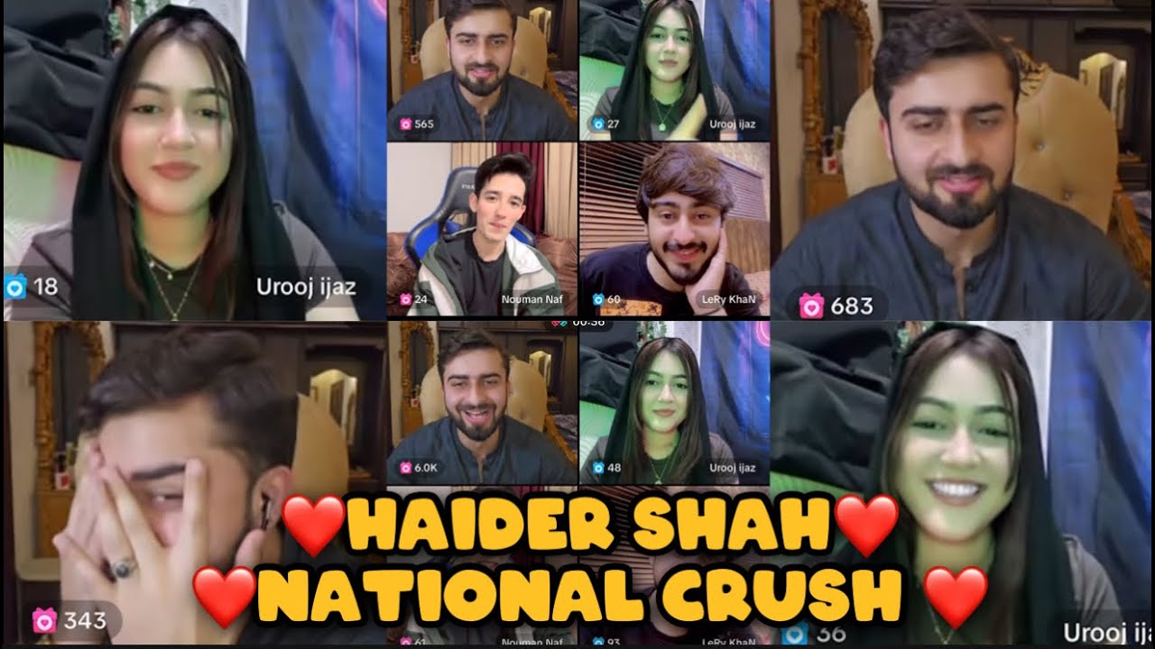 Haider Shah live with Urooj Ijaz ️ | Funniest Live Ever 😂 - YouTube