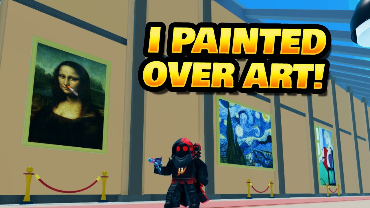 Painted Over Art & Reached Max Level - YouTube
