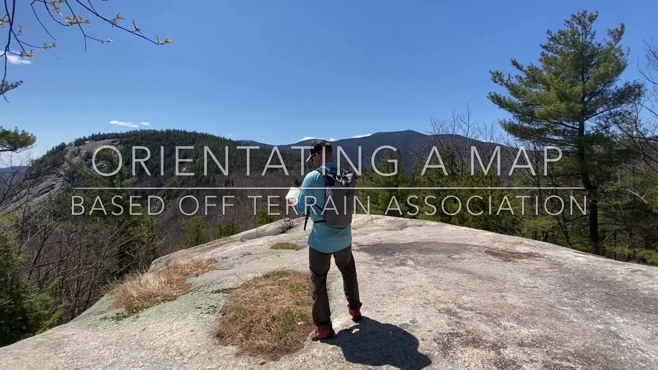 Orientating a map based off terrain association - YouTube