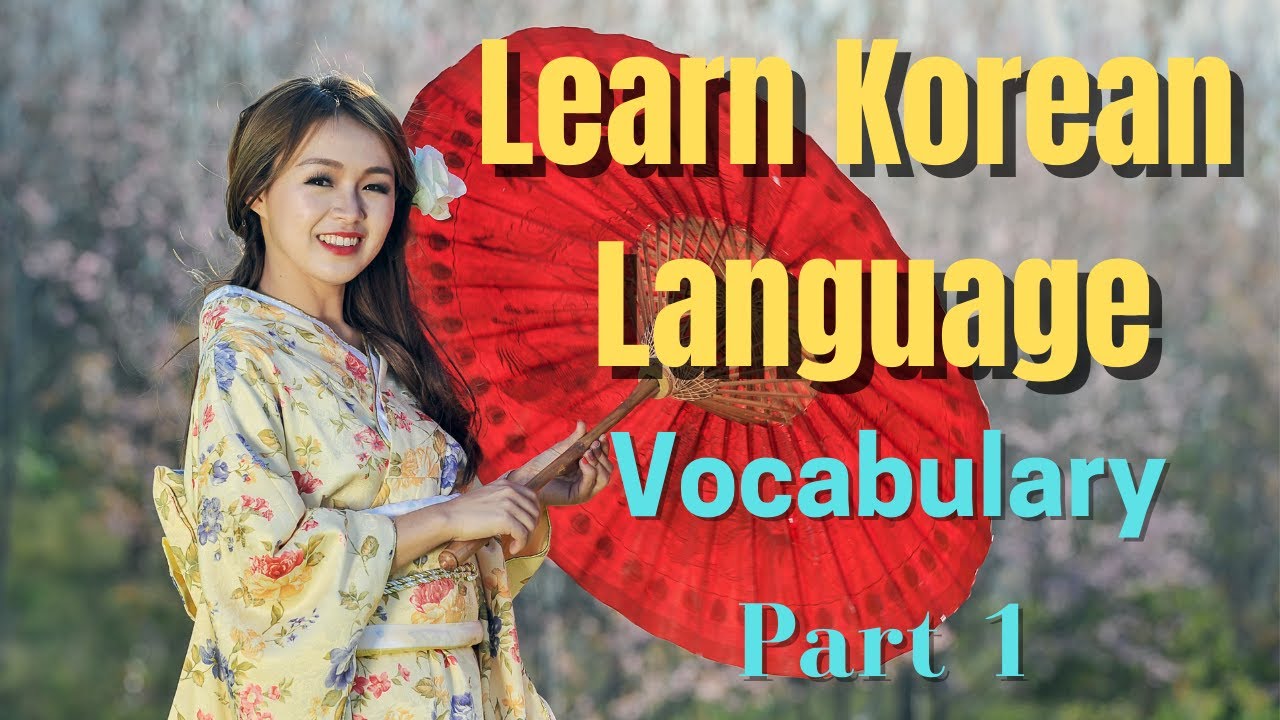 Korean Vocabulary For Beginners | Learn Korean Language in English ...