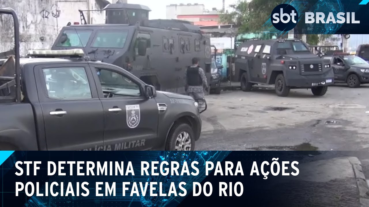 STF determina regras para ações policiais em favelas do Rio | SBT ...