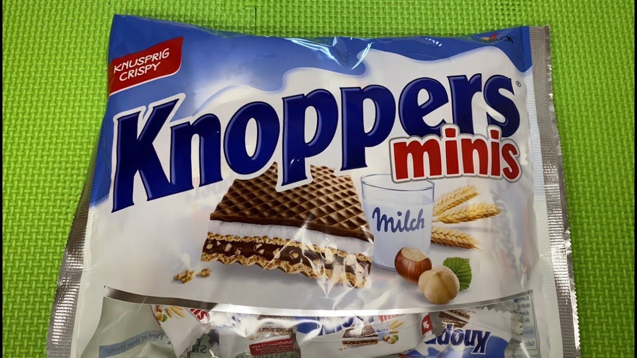 Knoppers Minis Milk Unboxing / Unboxing Knoppers / Satisfying Video ...