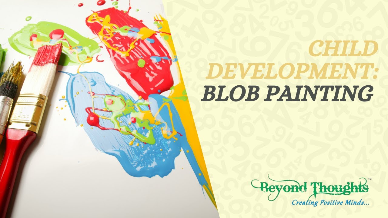 Blob Painting Activity for kids at Beyond Thoughts - YouTube