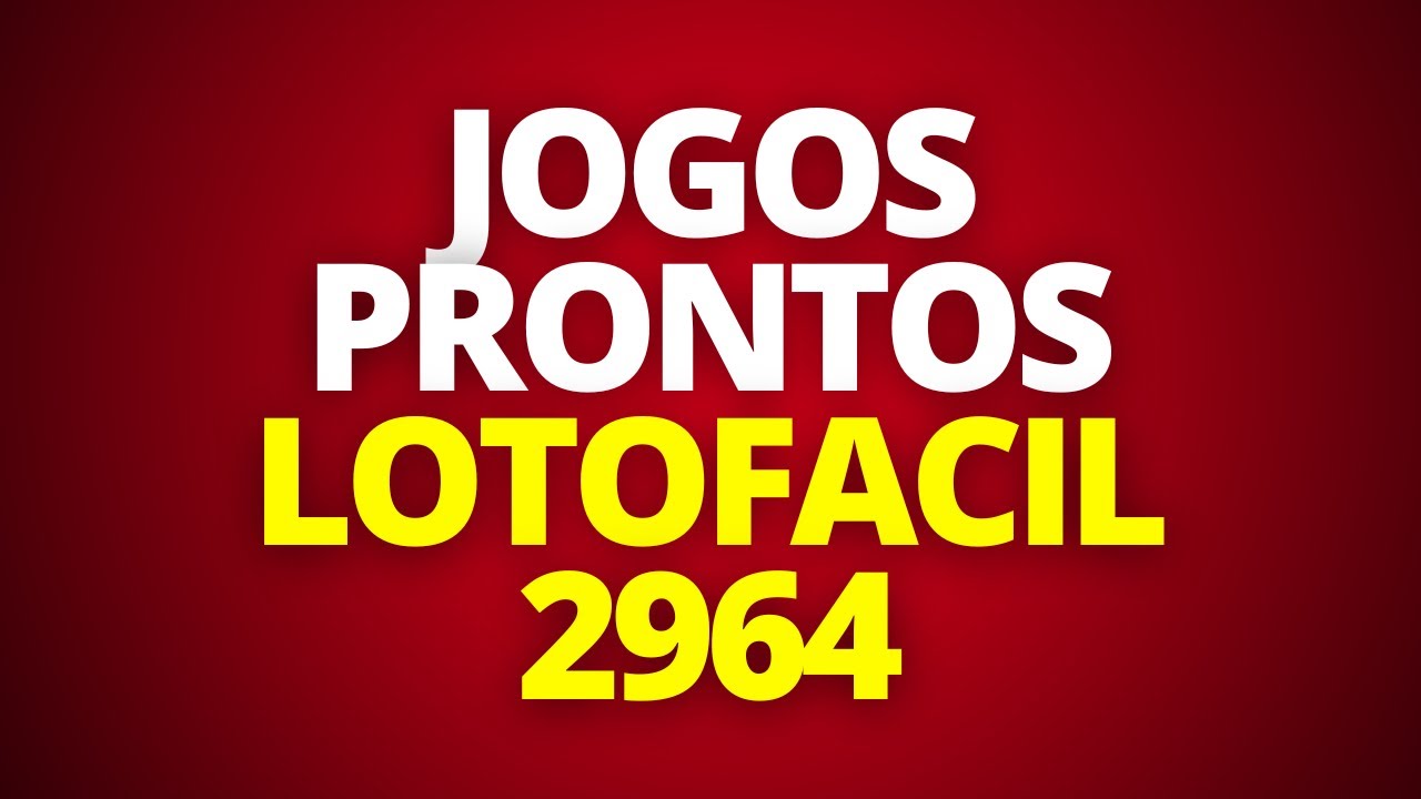LOTOFACIL 2964 JOGOS PRONTOS USANDO AS HIPER LINHAS QUENTES - YouTube