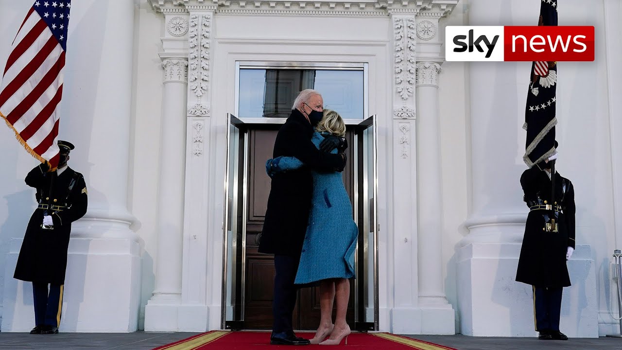 President Joe Biden arrives at the White House - YouTube