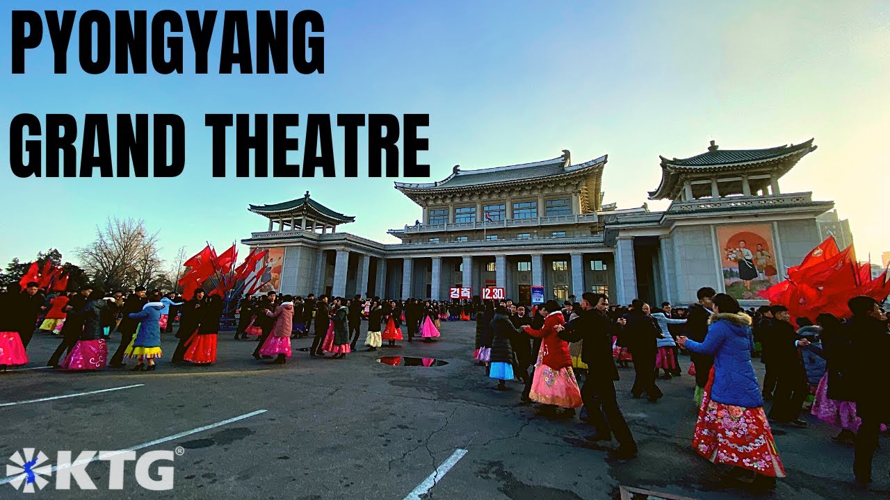 Pyongyang Grand Theatre, North Korea (DPRK) | 평양대극장 | Mass Dances - YouTube