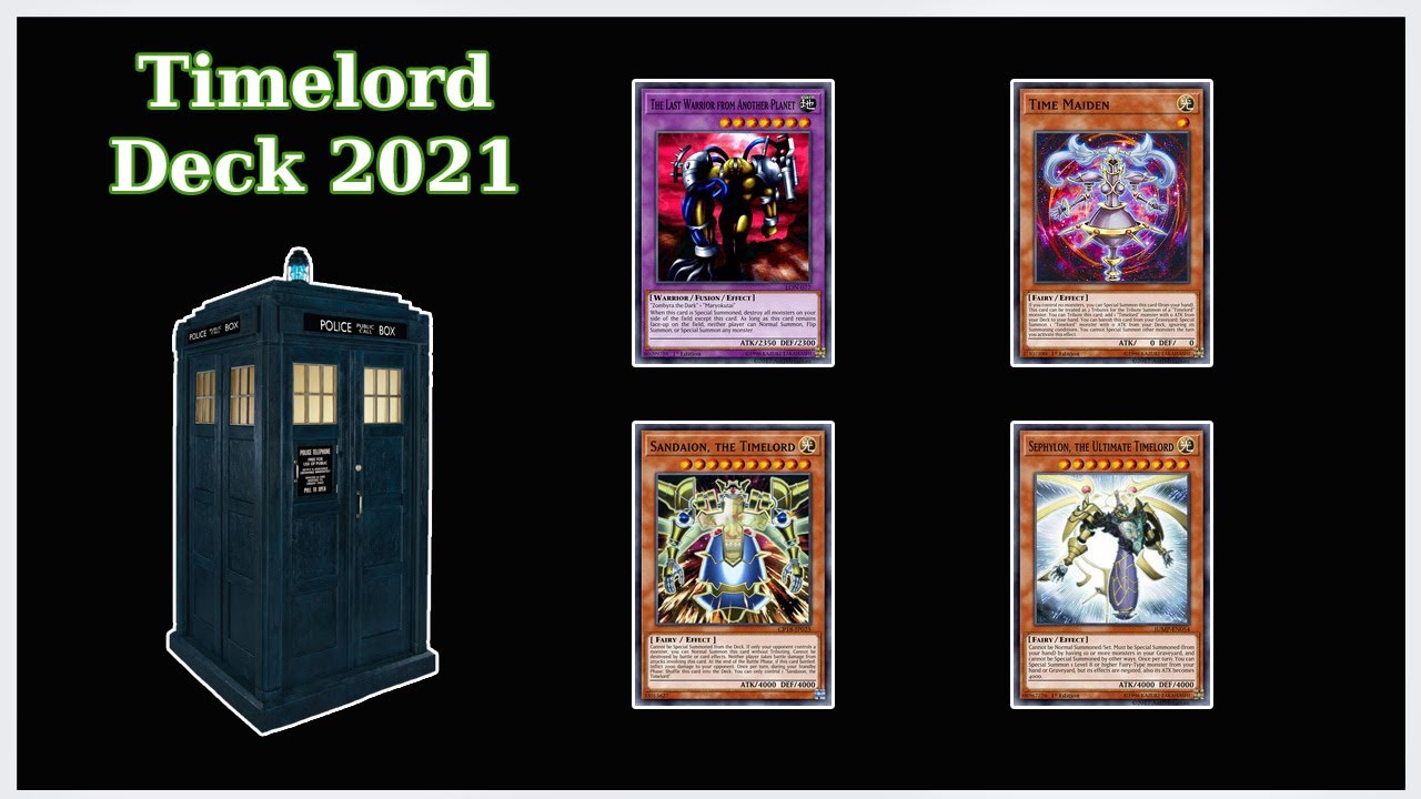 Yu-gi-oh Doctor Who and Timelord Deck 2021 - YouTube