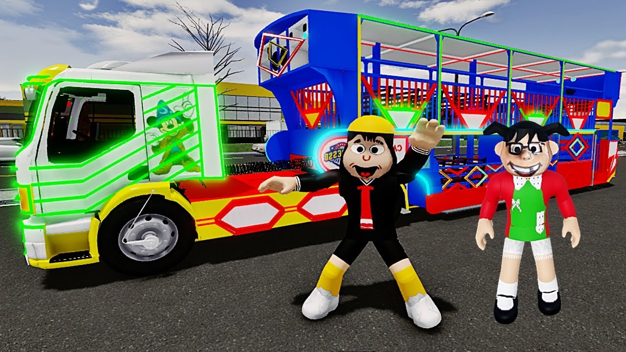 Quico e Chiquinha Dançando na Carreta furacão no Roblox - YouTube