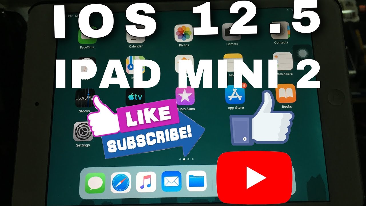 iOS 12.5 Ipad mini 2 (installing and Review) - YouTube