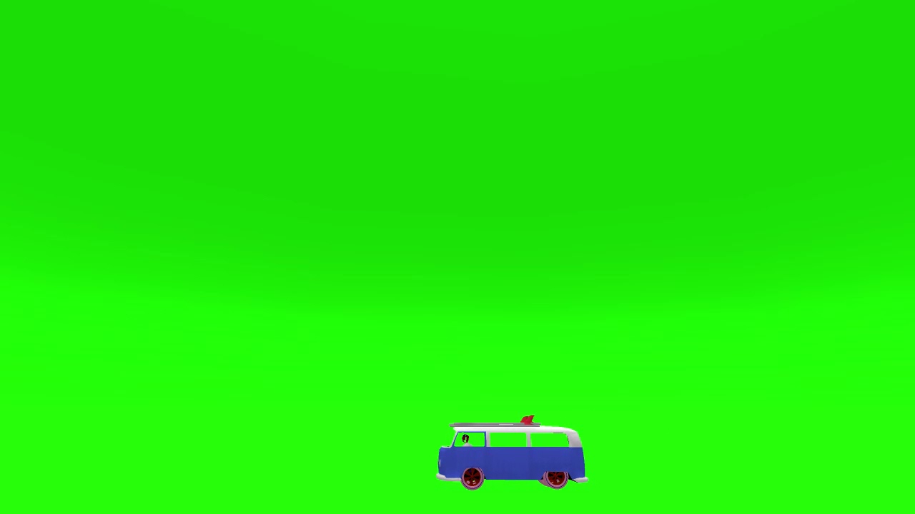 Green Screen Clip - Kombi Van Animation 12 - YouTube