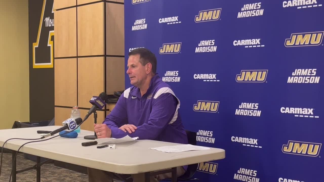JMU's Curt Cignetti, Jailin Walker and Todd Centeio on win at App State ...
