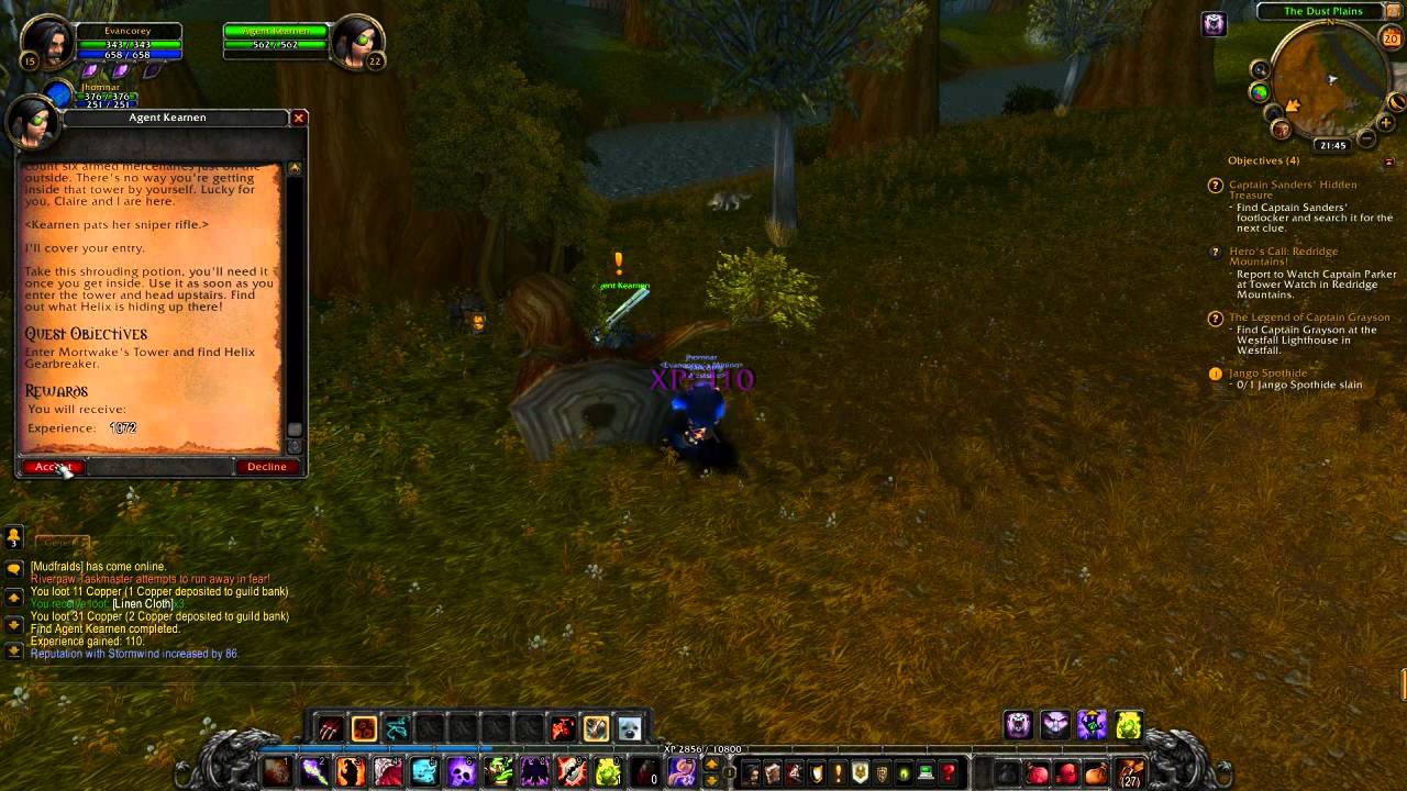 world of warcraft westfall part 5 - YouTube