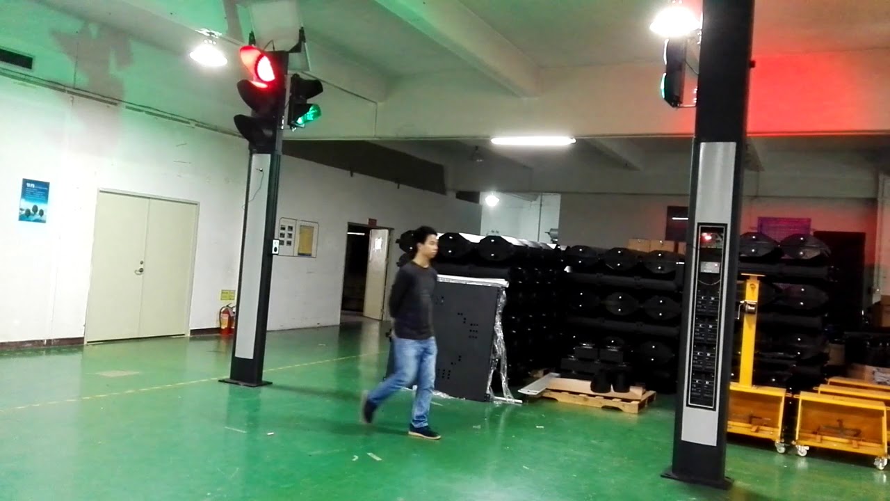 Solar wireless pedestrian crossing road system with pedestrian button ...