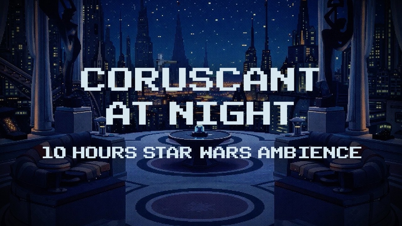 Coruscant Apartment Night Ambience | Star Wars | 10h Pixel Art for ...