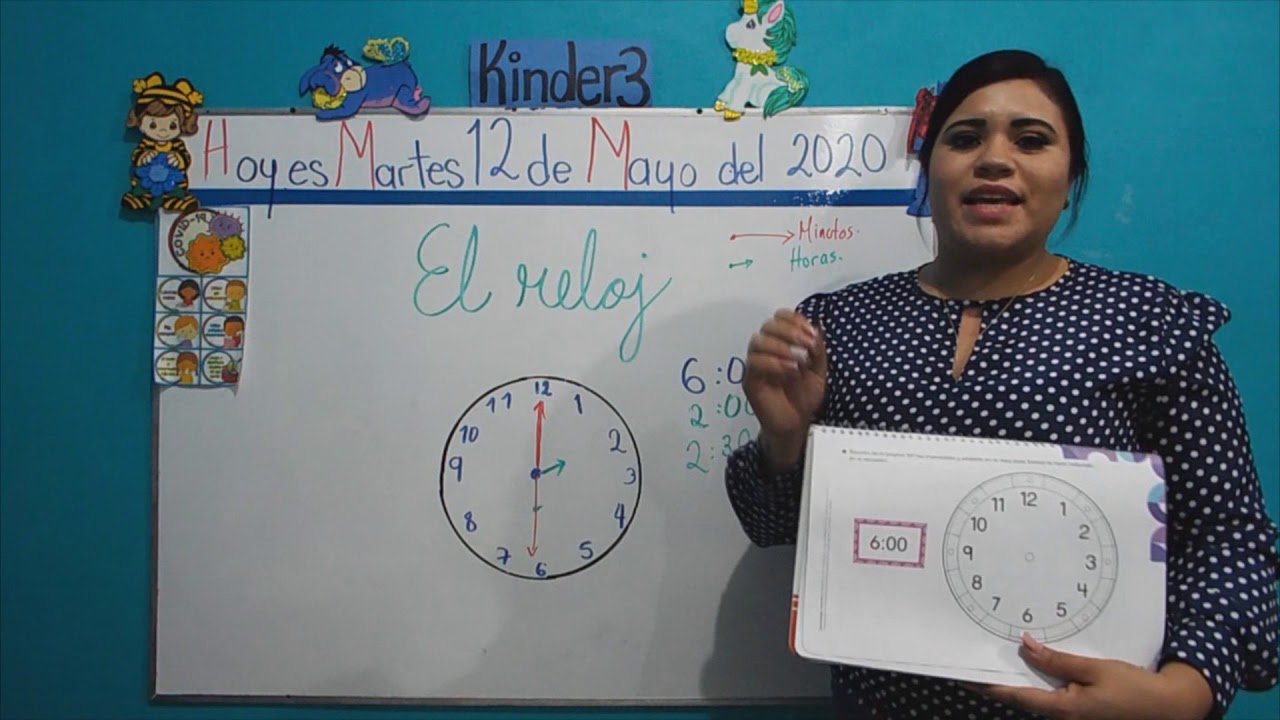 Actividad 14 Pensamiento matemático Tema:El reloj Fecha: 12 de mayo de ...