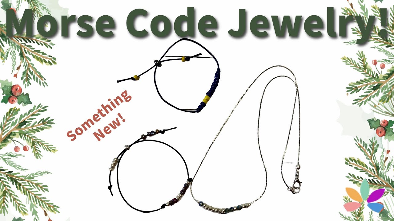 Let's make Morse Code jewelry! - YouTube