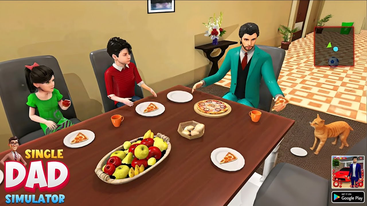 Single Dad Simulator – Virtual Family Life | Part 2 (Android) - YouTube