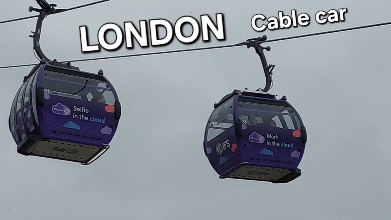 LONDON CABLE CAR - Walk around Greenwich London o2 - YouTube