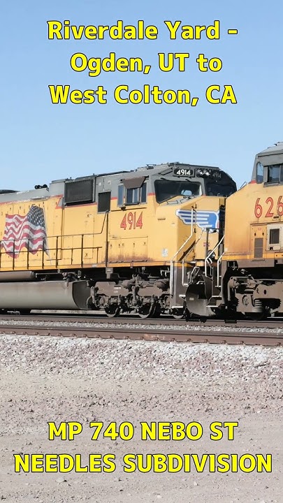 UP 7510 WB MOGWC Riverdale Yard Ogden, UT to West Colton, CA 12-29-2024 - YouTube
