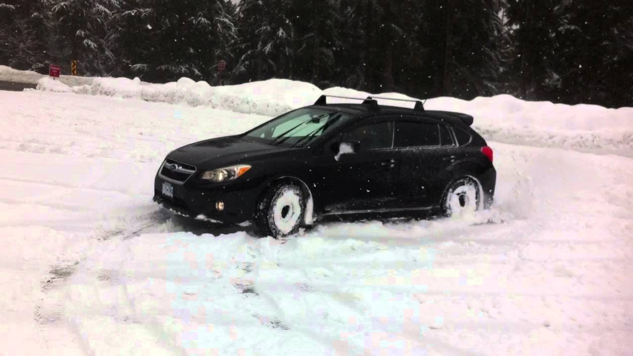 2012 Subaru Impreza in the snow - YouTube
