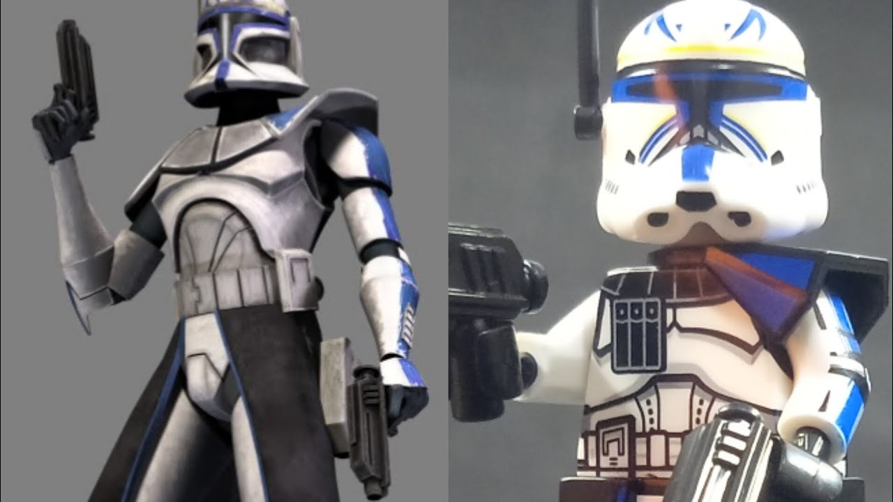 review unofficial Lego captain Rex CT-7567 [501st] - YouTube