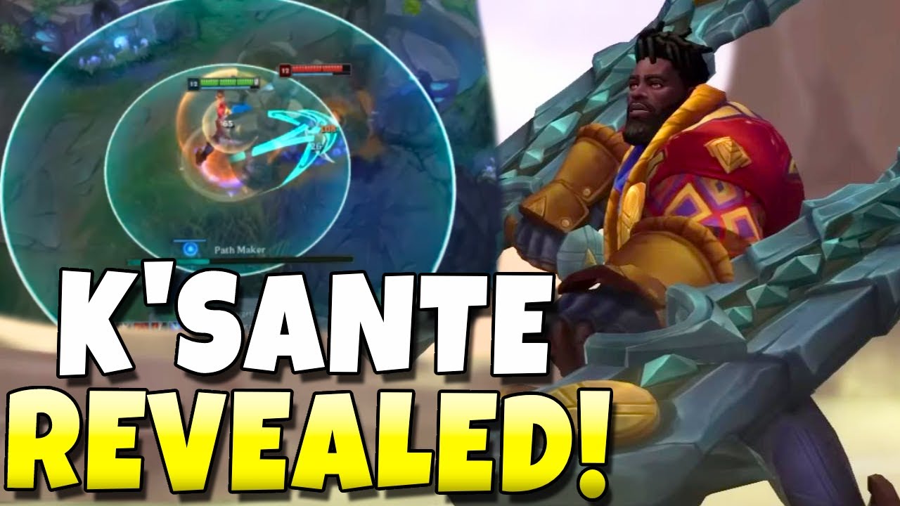K'SANTE 'NEW CHAMPION' GAMEPLAY REVEAL+ ABILITIES! - YouTube