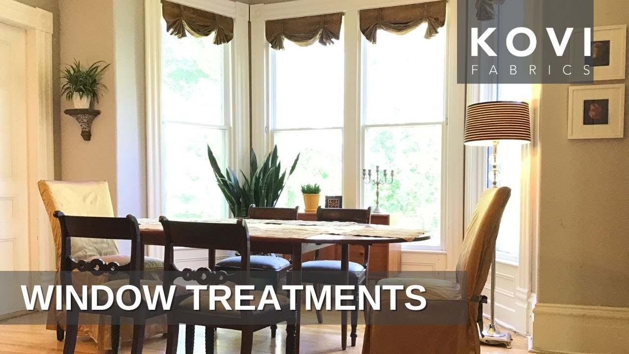 How to make window treatments - Easy DIY - YouTube