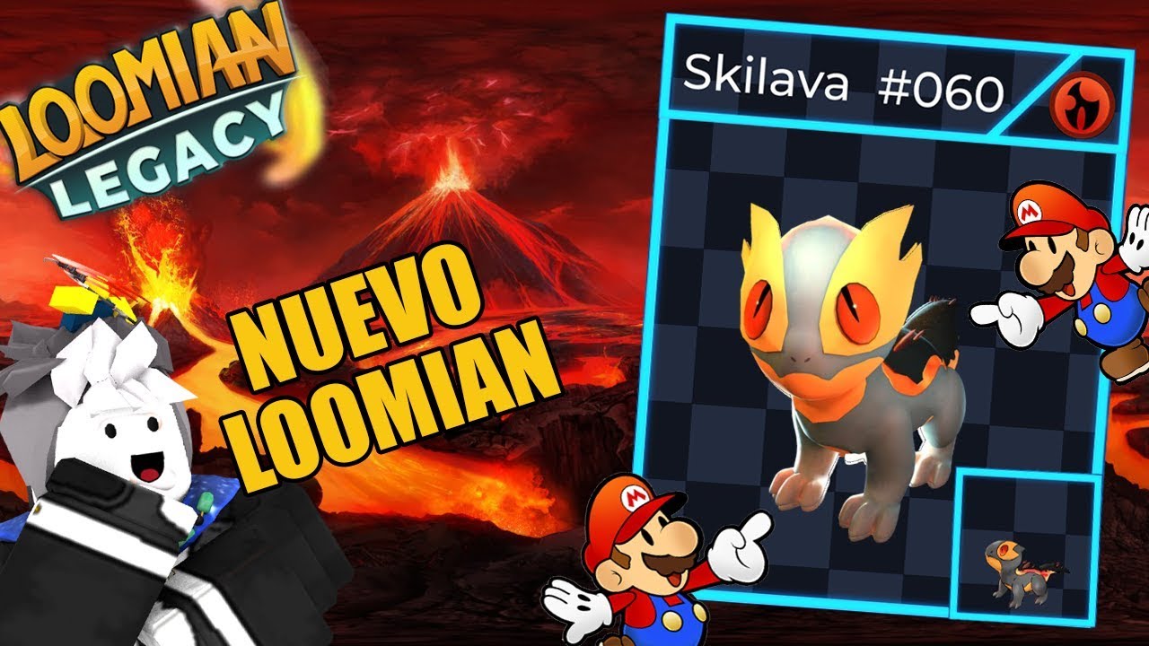 *NUEVO* LOOMIAN! SKILAVA EL LOOMIAN QUE AMA BAÑARSE EN MAGMA YA ESTA ...