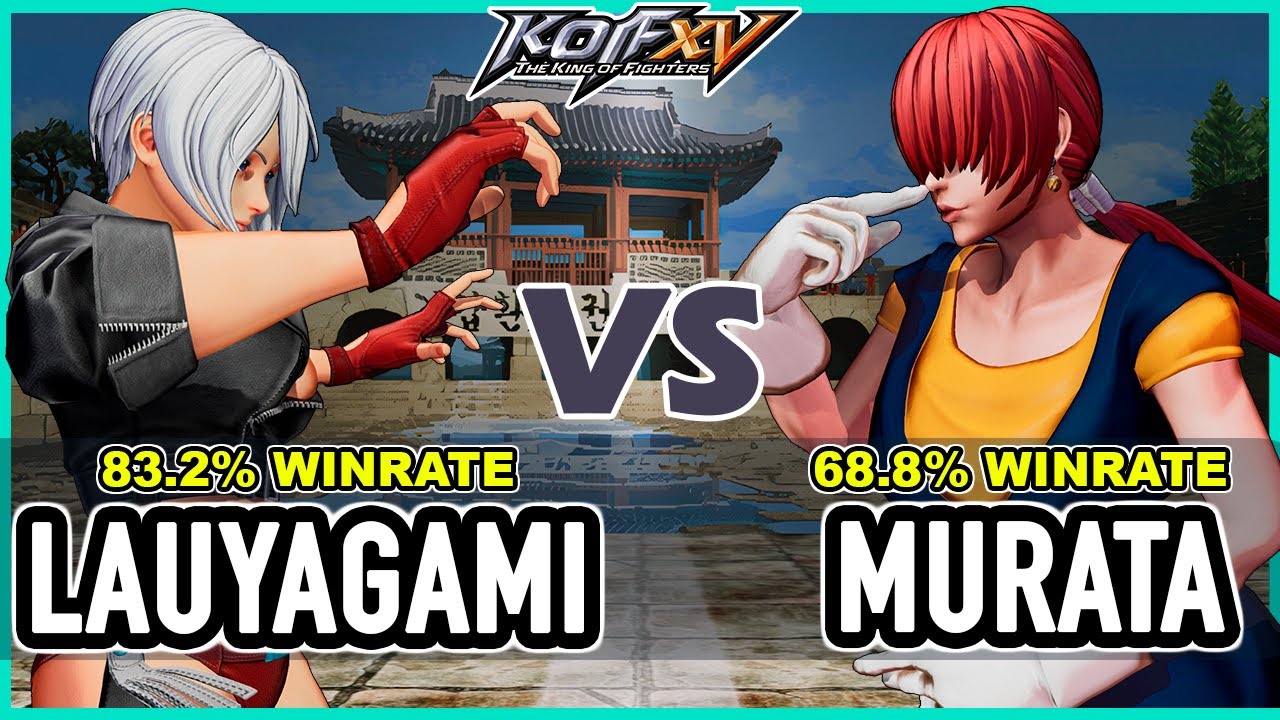 KOF XV 🔥 Lauyagami (Ángel/Kim/Dinosaur) vs Shougo Murata (Shermie/Geese ...