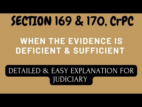 Section 169 & 170, CrPC | Judiciary - YouTube