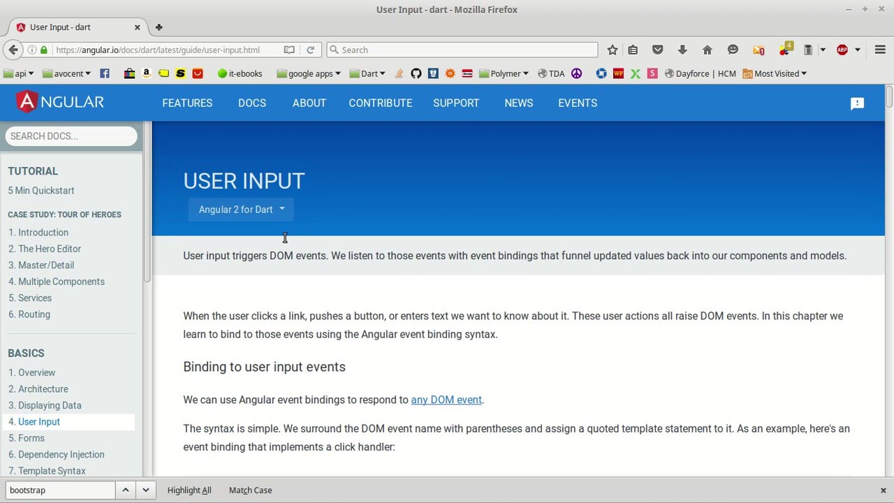 07 User Input Angular2 Dart Tutorials Eng Youtube 6168